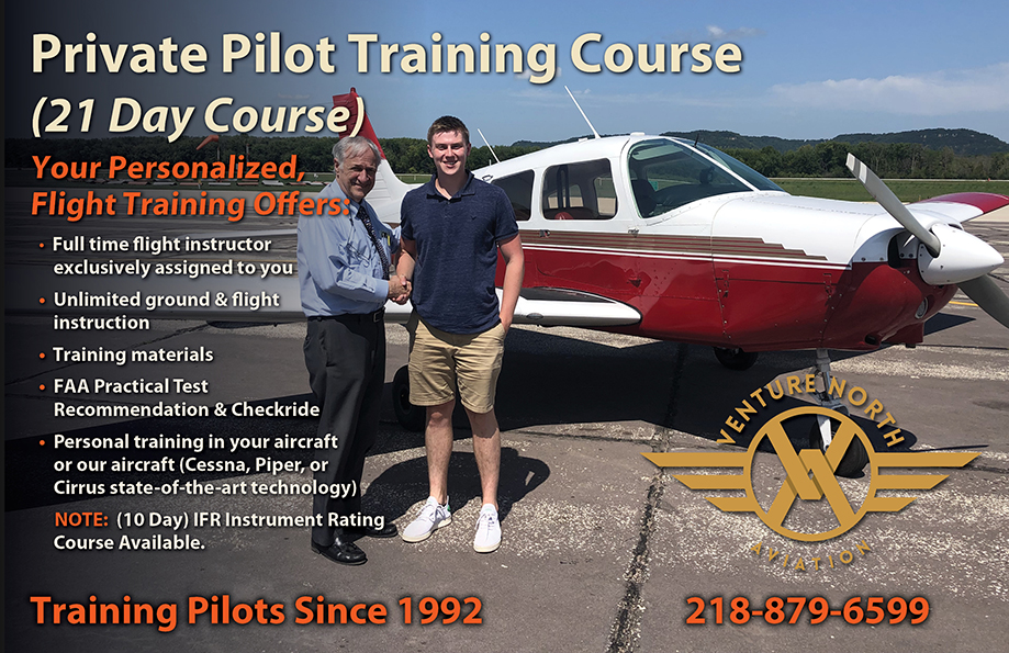 21 Day Accelerated Private Pilot Course Venture North Aviation LLC 21 Day Accelerated Private Pilot Course Venture North Aviation LLC